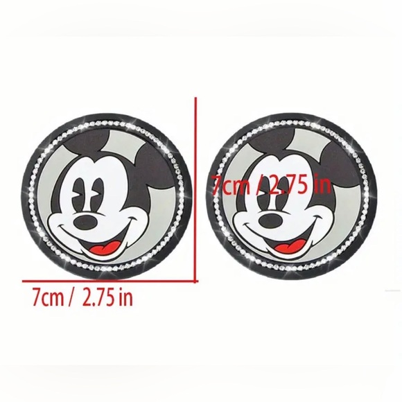 Other | Mickey Mouse Cup Holder Coasters Diamond | Poshmark
